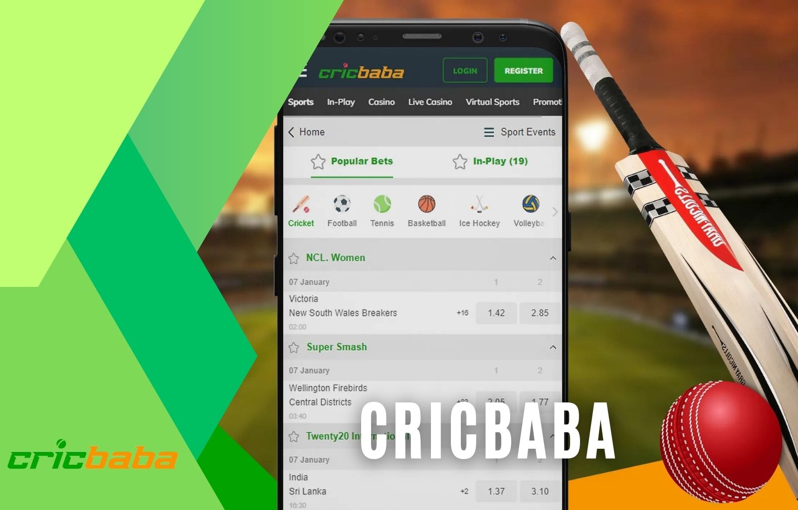 Cricket betting applications